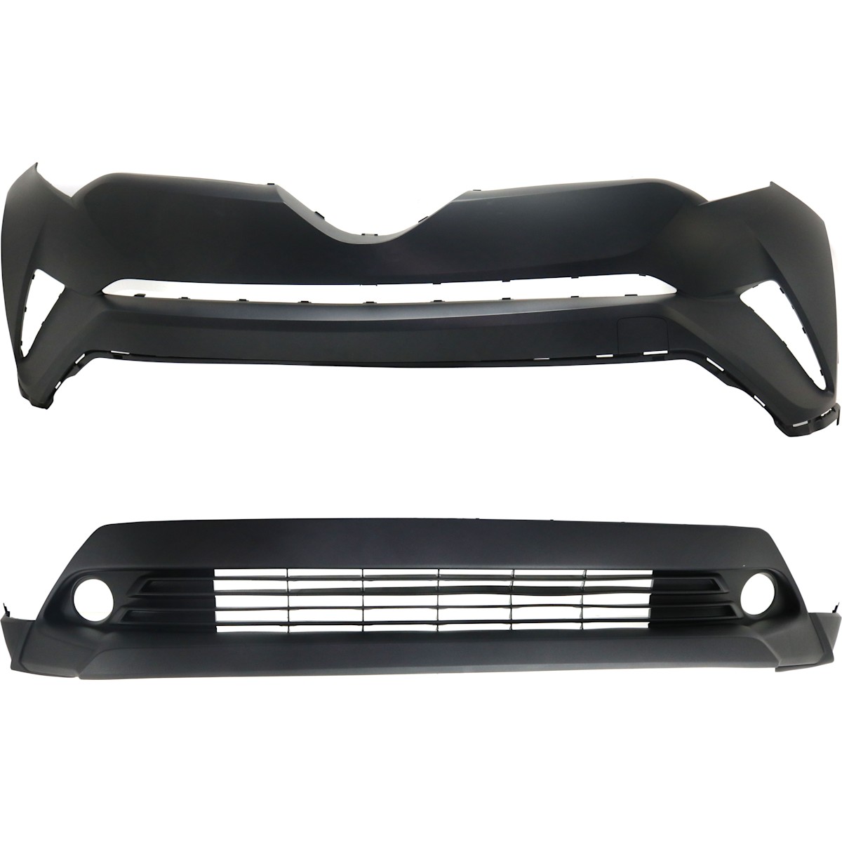 Set of 2 Bumper Cover Fascias Front Upper 5212910020, 5211910917 for C ...