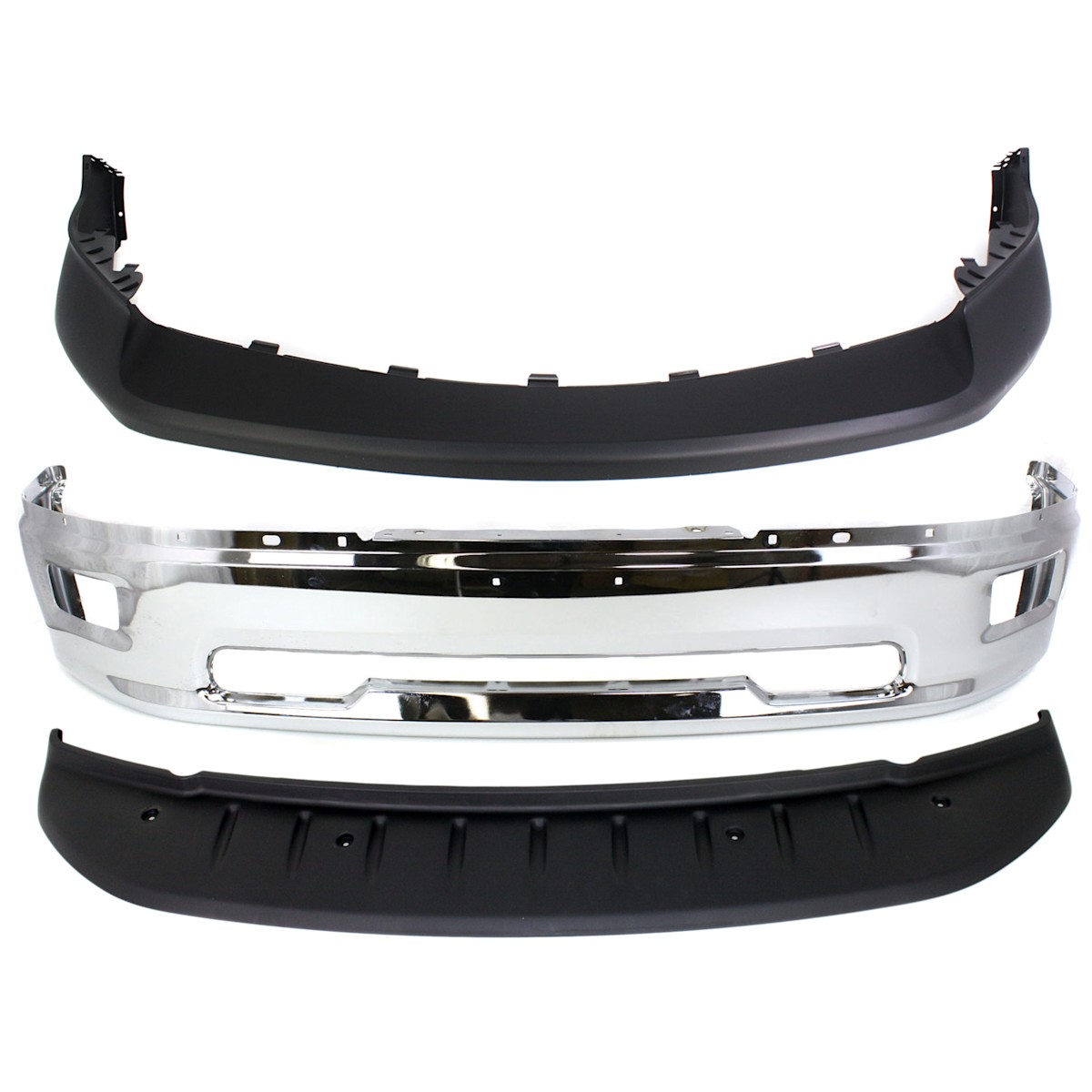 Bumper Cover Fascia Kit For 2009-2010 Dodge Ram1500 Front Upper ...