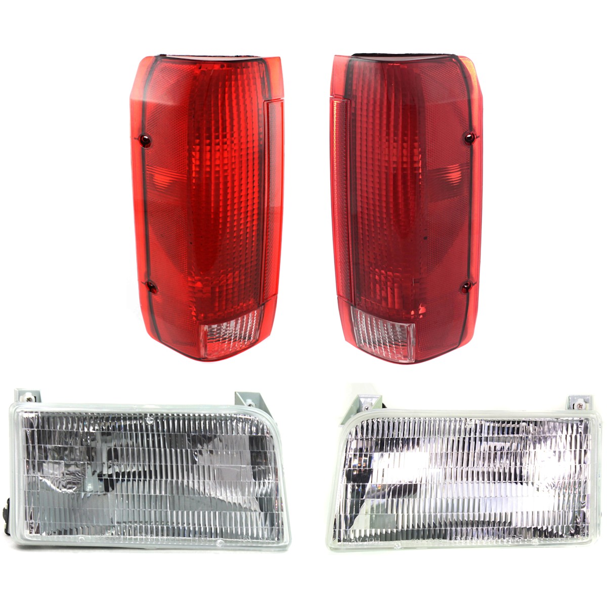 Headlight Tail Light For 92-97 Ford F-350 Left and Right Kit | eBay