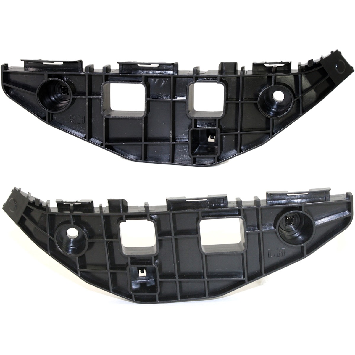 Pair Set of 2 Bumper Face Bar Brackets Front Left-and-Right LX1042104 ...