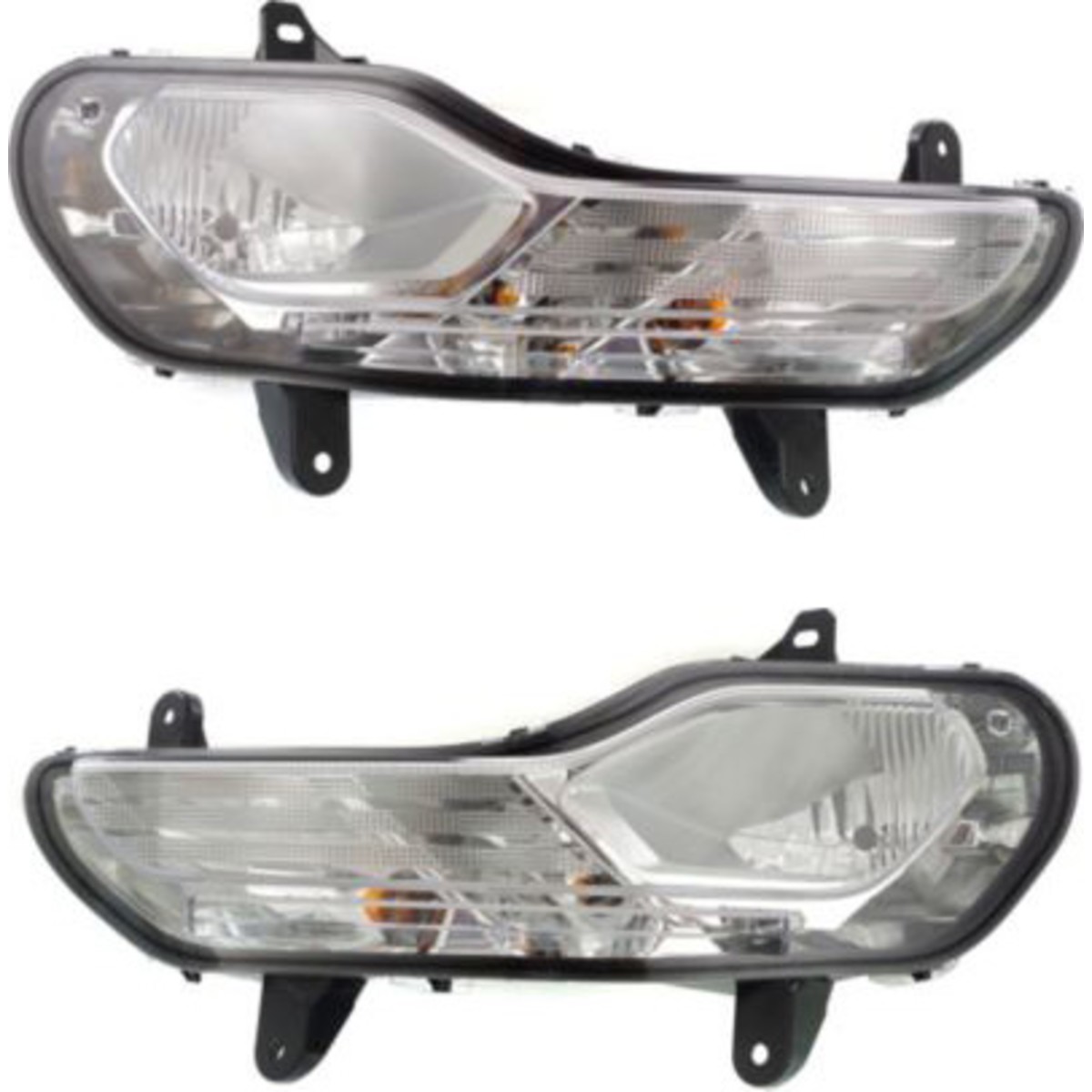 FO2520189, FO2521189 Parking Lights Lamps Set of 2 Left-and-Right LH ...