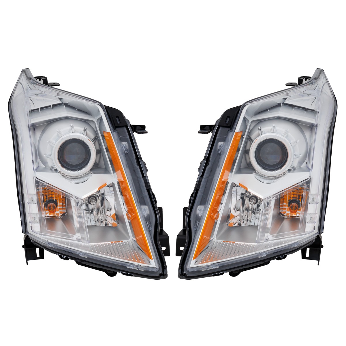 Pair Set of 2 Headlights Lamps Left-and-Right 22853873, 22853872 Left ...
