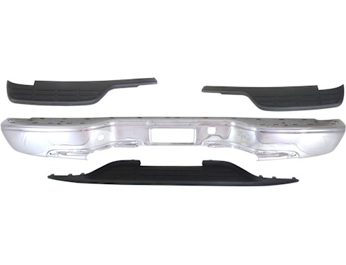 Kit Step Bumper Face Bar Chrome Rear for Chevy Avalanche Suburban Yukon ...
